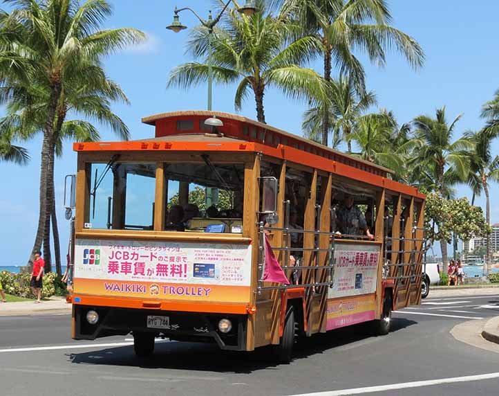 Waikiki Trolley | SHOWBUS AMERICA BUS IMAGE GALLERY