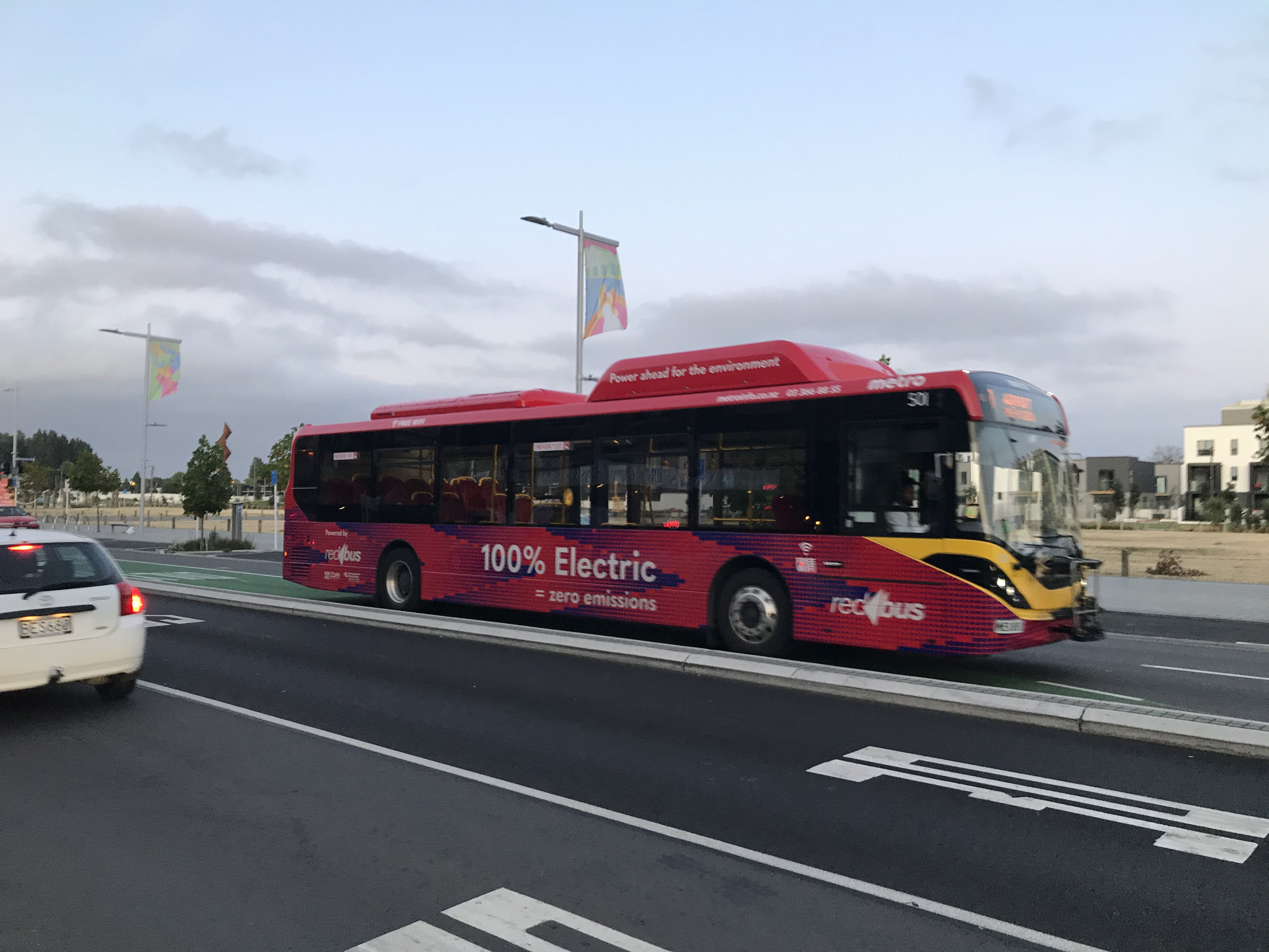 Red Bus | Christchurch | NEW ZEALAND BUS IMAGE GALLERY | SHOWBUS ...