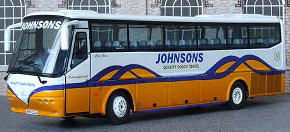 Johnsons Coach Travel | Showbus Model Fleet Focus
